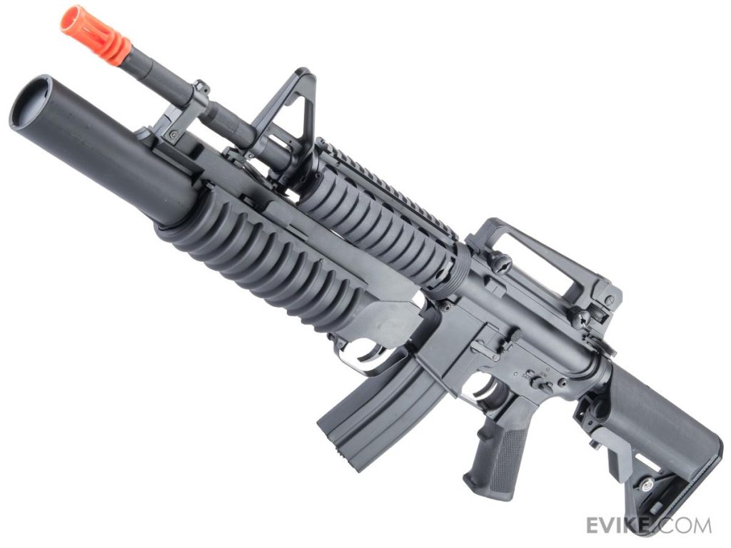 Fusil AEG DBoys M4 Grenadier de tamaño completo con M203 y caja de ...