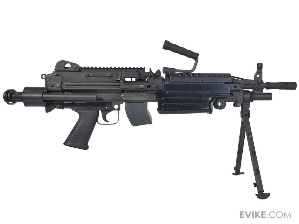 Ametralladora de airsoft Cybergun FN® M249 MINIMI® con retroceso de gas ...